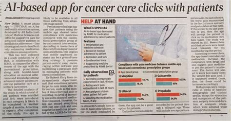 Dr Rajiv Kumar Jain On Linkedin Ai Based App For Cancer Care Clicks With Patients Lnkd