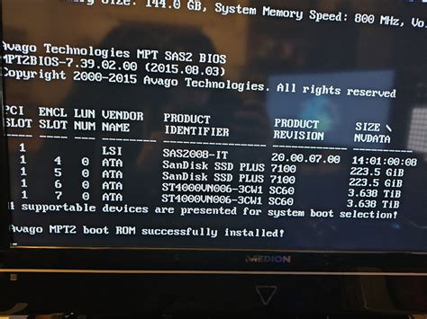 ‎perc H200a Firmware Version 00000000 In Bios Raid Not Possible