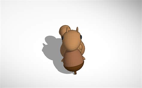 3d Design Squirrel By Xander Tinkercad