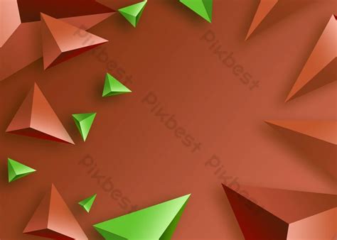 Colorful Triangles 3d Triangle Background Psd Free Download Pikbest