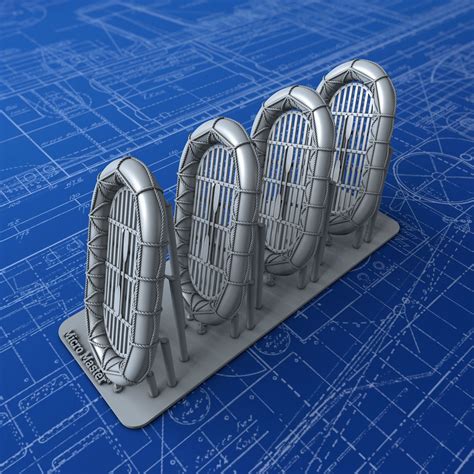 1150 Royal Navy 12ft X 7ft Type No 16 Carley Floats X4 Micro Master 3d Printed Hobby Parts