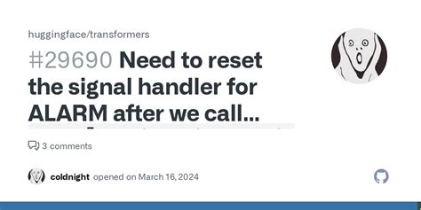 need to reset the signal handler for alarm after we call `resolve trust