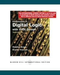 Fundamentals Of Digital Logic With VHDL Design Rd Edition