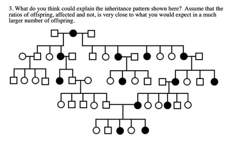 Solved What Do You Think Could Explain The Inheritance Chegg