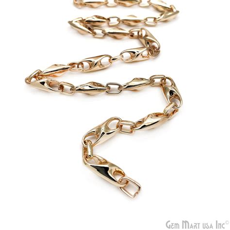 Gold Finding Chain Gold Plated Jewelry Making Chain Diy Necklace