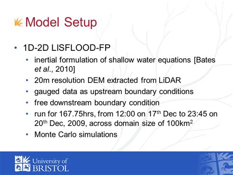 Sensitivity Analysis Of Hydraulic Model To Morphological Changes And Changes In Flood Inundation