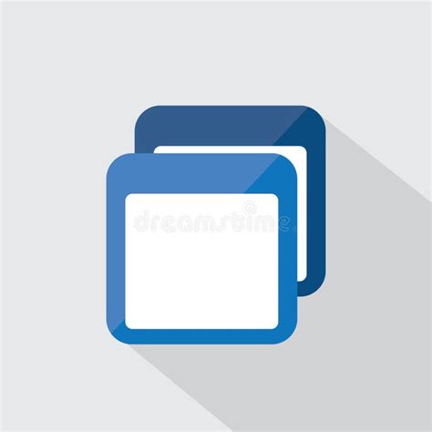 Icon Will Minimize All Windows Icon With Shadow Stock Vector Illustration Of Service Data
