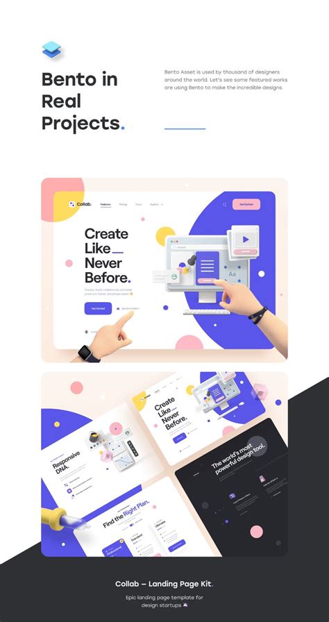 Bento 3d Visual Design System On Behance Design System Visual Design