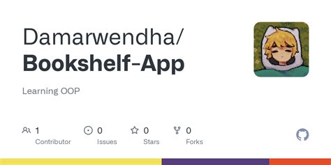 GitHub Damarwendha Bookshelf App Learning OOP
