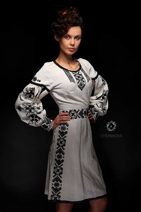 Chernikova | Фольклорный стиль, Вышитые платья, Русская мода