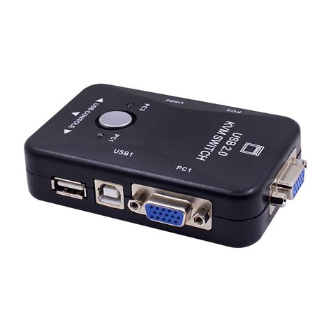 CHIPAL 2 Port USB 2.0 przełącznik KVM przełącznik 1920*1440 VGA SVGA ...