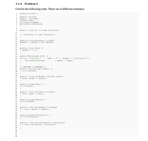 Solved Question Correct The Following Code There Are 6 Chegg Com
