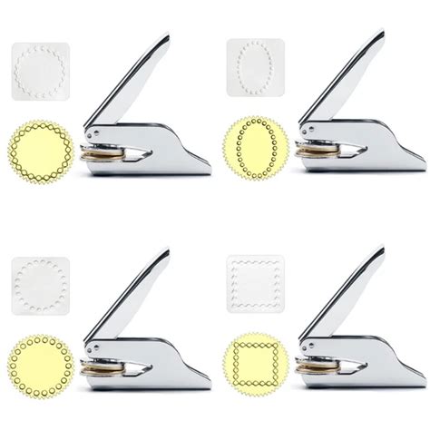 Stainless Steel Seal Embosser For Certificate Seal Labels Award 5767