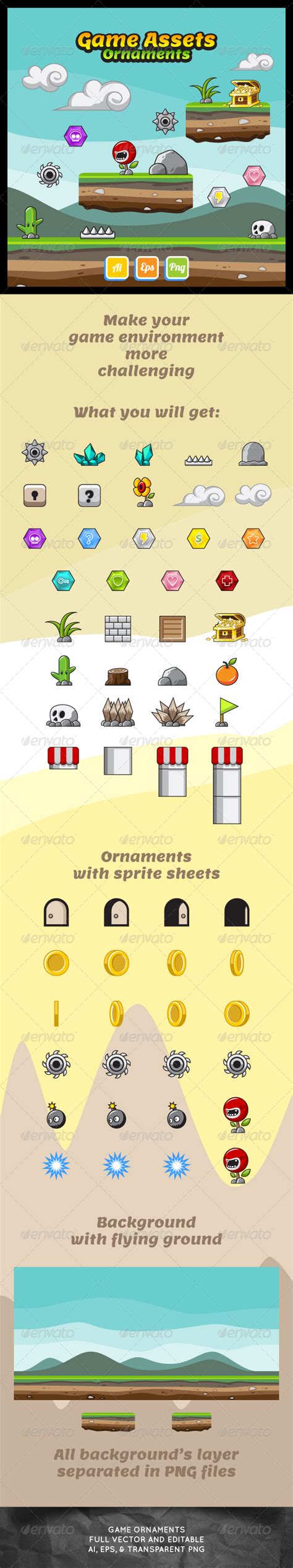Animated Sprite Game Assets From Graphicriver