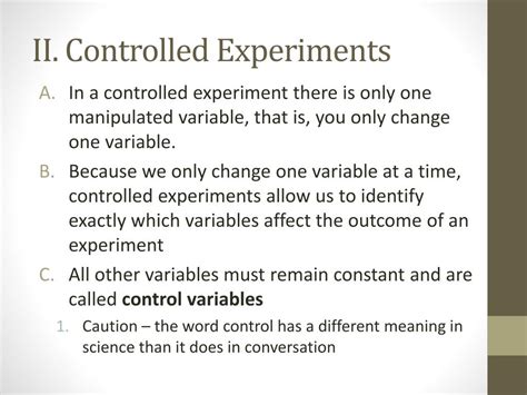 ppt controlled experiments powerpoint presentation free download
