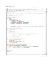 Python Code For Lab Docx Python Code For Lab Course Hero