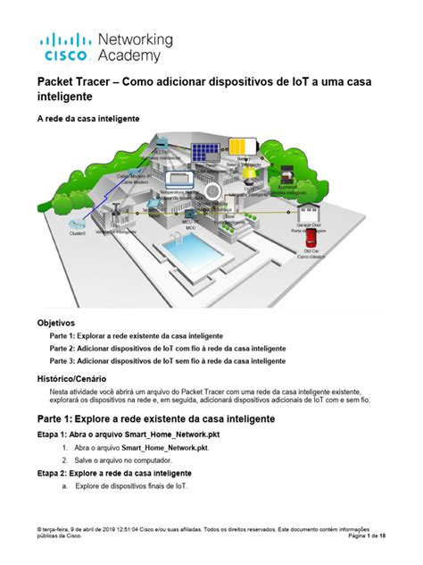 1 2 2 1 packet tracer adding iot devices to a smart home pdf rede