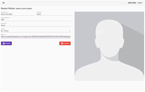 Github Sgcm14heroes App Aplicación Crud De Heroes Con Validación