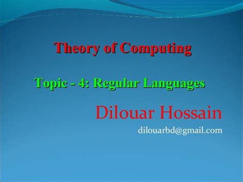 Theory Of Computing Pdf