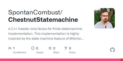 github spontancombust chestnutstatemachine a c header only library
