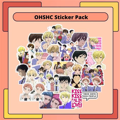 Ouran High School Host Club Sticker Pack Shopee Malaysia