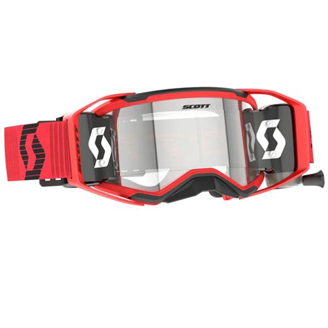 2025 Scott Prospect Wfs Roll Off Motocross Goggles Red Black