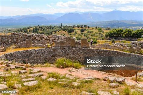 미케네 그리스 문명 펠로폰네소스 반도 그리스의 센터 미케네는 그리스에서 유명한 고고학 사이트입니다 유네스코 세계 유산 사이트 0명에 대한 스톡 사진 및 기타 이미지 Istock