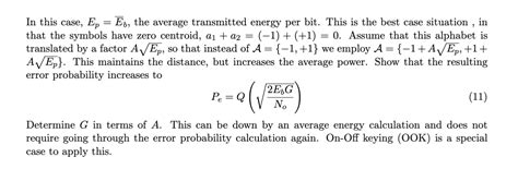 Solved 5translated Bpsk Here We Consider Bpsk With Symbol
