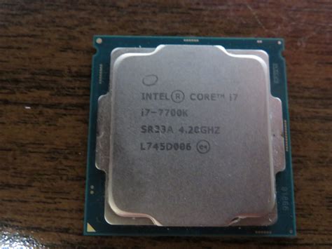 Used Intel Core I7 7700k Quad Core 4 20 Ghz Lga 1151 Desktop Pc Cpu Processor Sr33a Ubb Threads