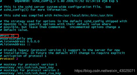 linux系统ssh连接不通和修改监听端口号 当前实例sshd进程当前正在监听的服务和端口与配置的服务和端口不一致 可能导致ssh csdn博客
