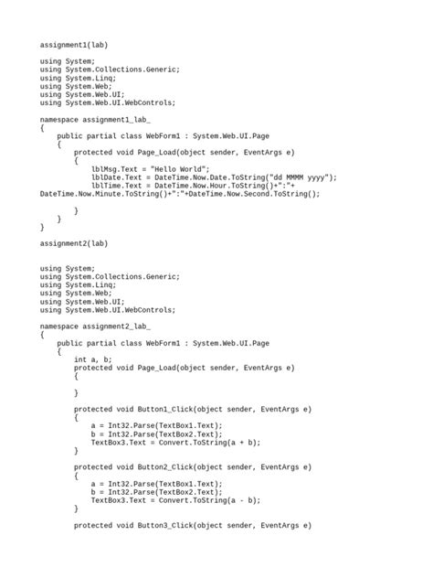 Asp Net Pdf Software Engineering Computer Programming