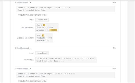 Solved Need Help With Basic File Io C Program In Zybooks As