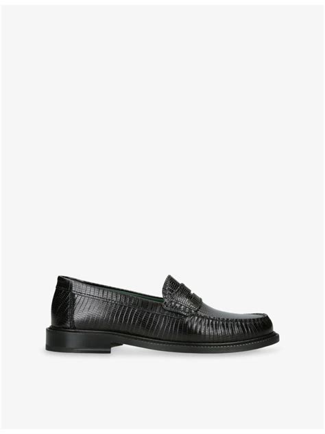 Vinnys Yardee Moccasin Leather Loafers Reversible