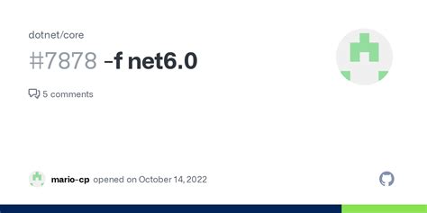 F Net Issue Dotnet Core GitHub