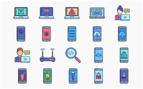 Premium Vector Software Development And Programming Vector Icon Illustration