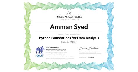 Amman Syed On Linkedin Python Foundations For Data Analysis • Amman