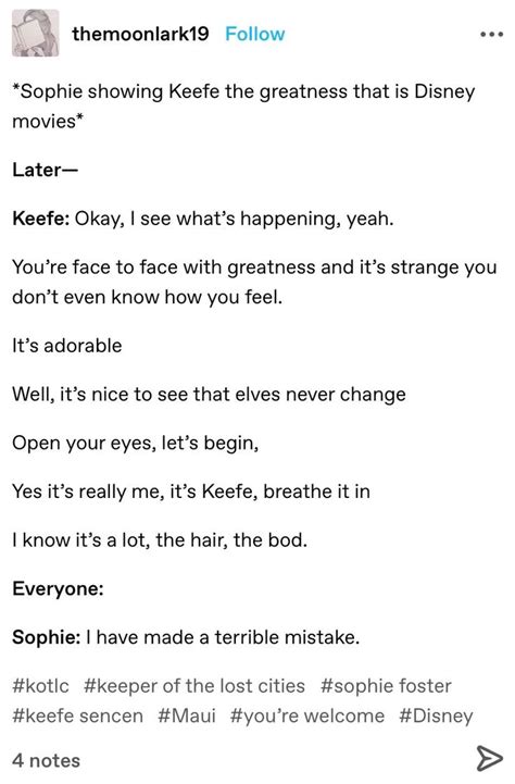 Keeper Of The Lost Cities Textpost From Tumblr Keeperofthelostcities