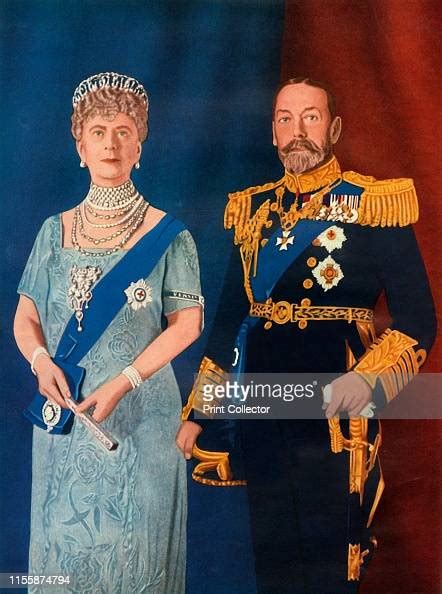Their Majesties King George V And Queen Mary At The Time Of Their