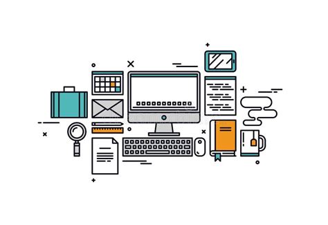 Coding And Programming Flat Illustration Stock Vector Illustration Of