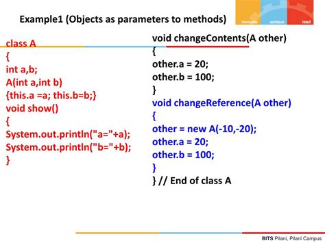 Ppt Is F213 Object Oriented Programming Powerpoint Presentation Free Download Id2137779