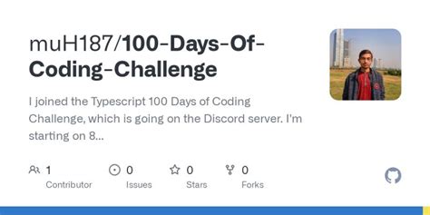 Github Muh187100 Days Of Coding Challenge I Joined The Typescript
