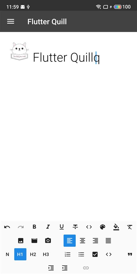 Mobile Cursor Hovers Over The Text · Singerdmx Flutter Quill