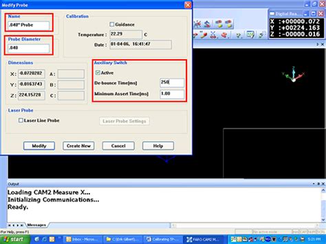 Installation And Configuration For The Renishaw Tp20 And Sensor Probes