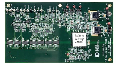 subsystem provides analog inputs and outputs for industrial control
