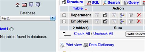 Php Says Table Doesn T Exist Stack Overflow