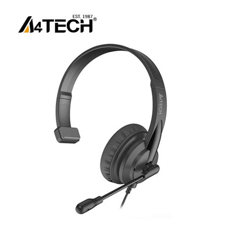 A4tech Hs 11 Mono Unidirectional Mic And Headphone Black