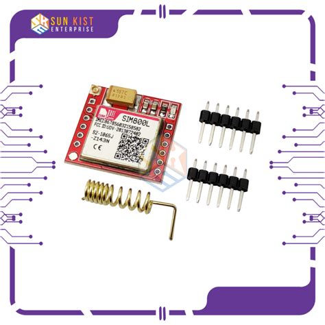 Sim800l Gprs Gsm Module Microsim Card Mini Smallest Core Wireless Board Quad Band Ttl Seria