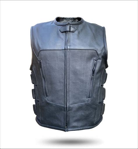 Кожен елек Icon Motomall