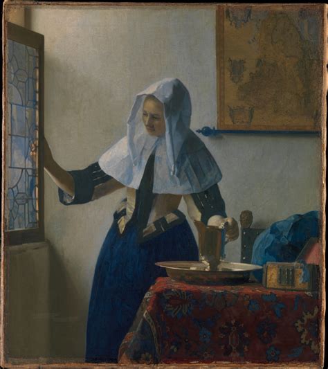 Johannes Vermeer Young Woman With A Water Pitcher The Metropolitan Museum Of Art