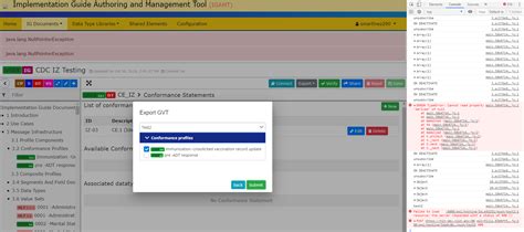 Export To Gvt · Issue 598 · Usnistgovhl7 Igamt · Github